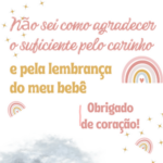 Agradecimento Presente de bebê: Gratidão Especial